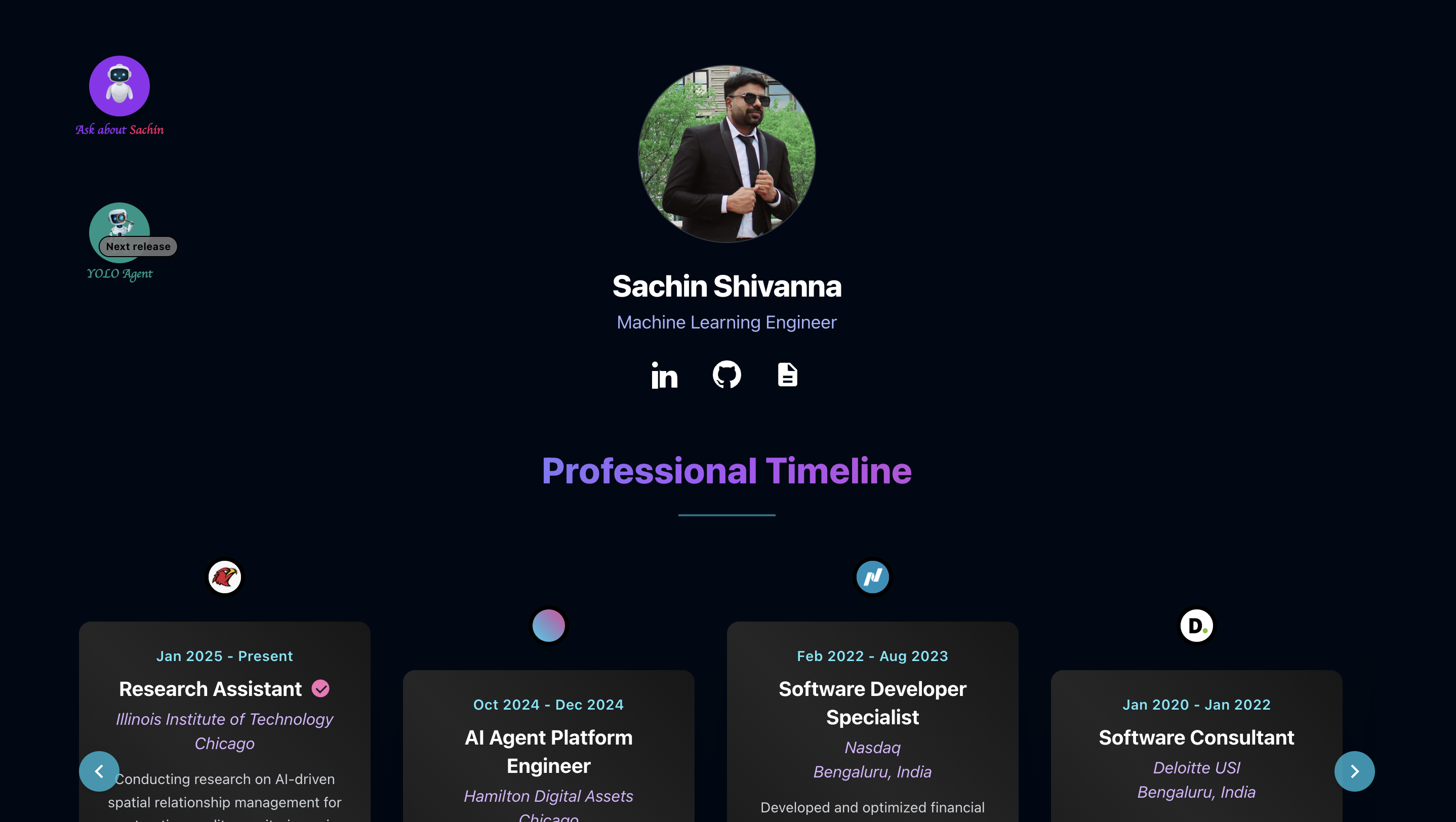 Sachin Shivanna | AI/ML Portfolio